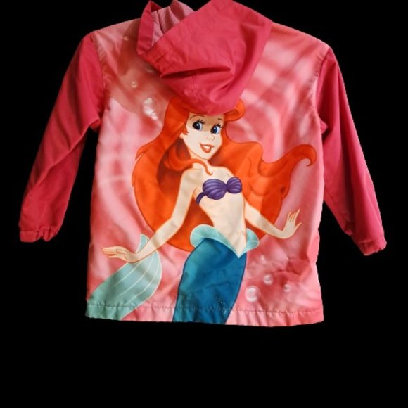 Disney | Jackets & Coats | Disney Store Ariel The Little Mermaid Pink ...